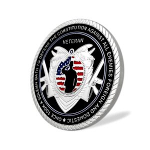 Military Veteran Challenge Coin Army Soldiers Gift