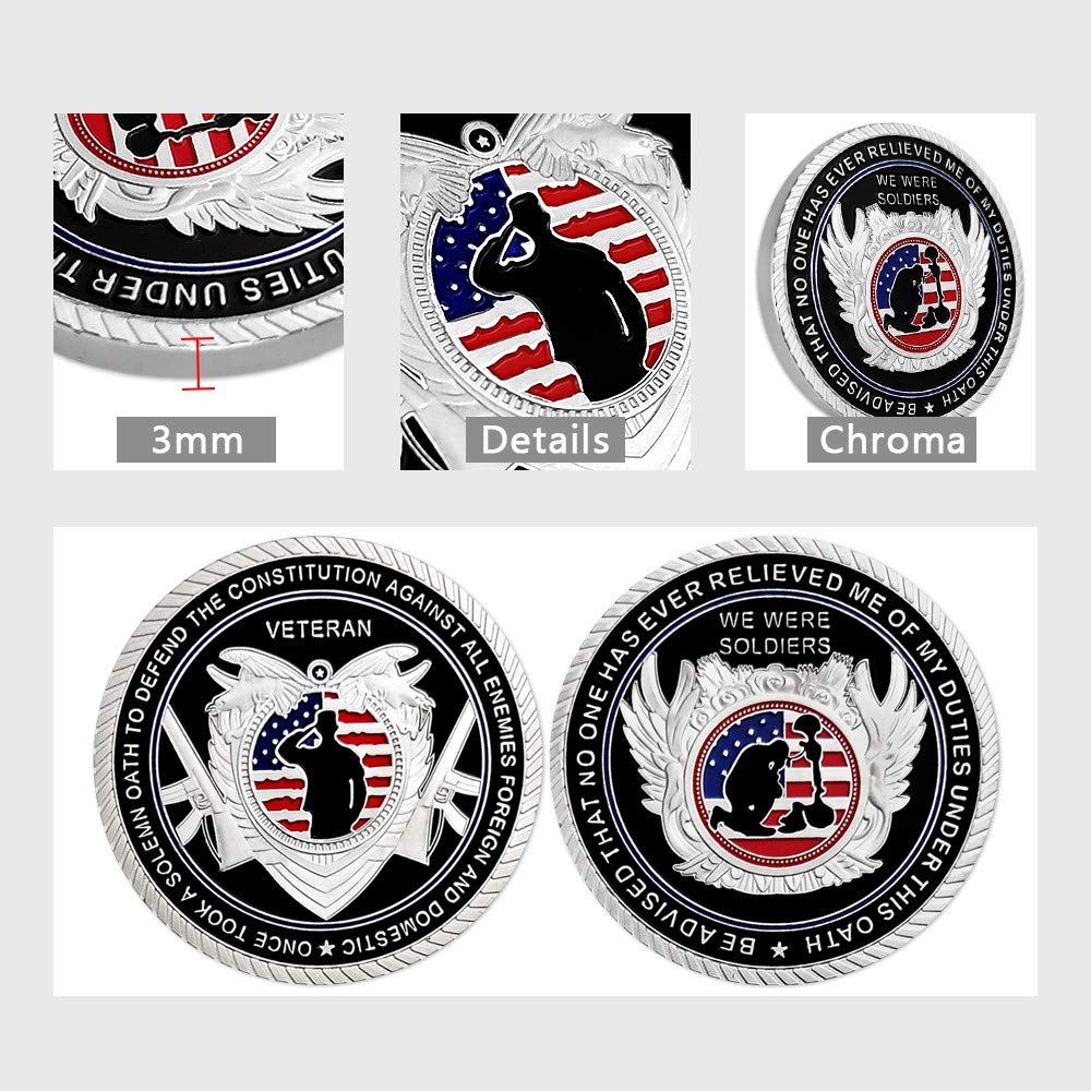 Military Veteran Challenge Coin Army Soldiers Gift