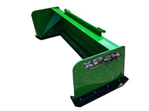 6' xp24 tractor snow pusher green fits john deere