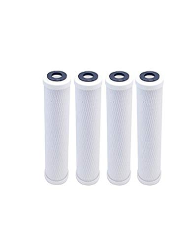 CFS – 4 Pack Activated Carbon Block Water Filter Cartridges Compatible with WHKF-DWH Models – Remove Bad Taste and Odor – Whole House Replacement Filter Cartridge – 10" Universal Filter Cartridge