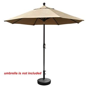 EliteShade Umbrella Base Water Filled Stand Market Patio Outdoor Heavy Duty Umbrella Holder(Black)