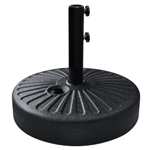 eliteshade umbrella base water filled stand market patio outdoor heavy duty umbrella holder(black)