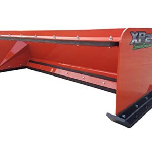 7' XP24 Pullback Skid Steer Snow Pusher Kubota Orange