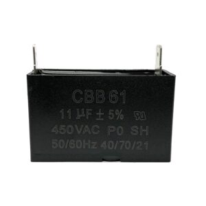 power products generator capacitor 450 vac 11uf 11μf 50/60hz cbb61 sh40/70/21 db ul