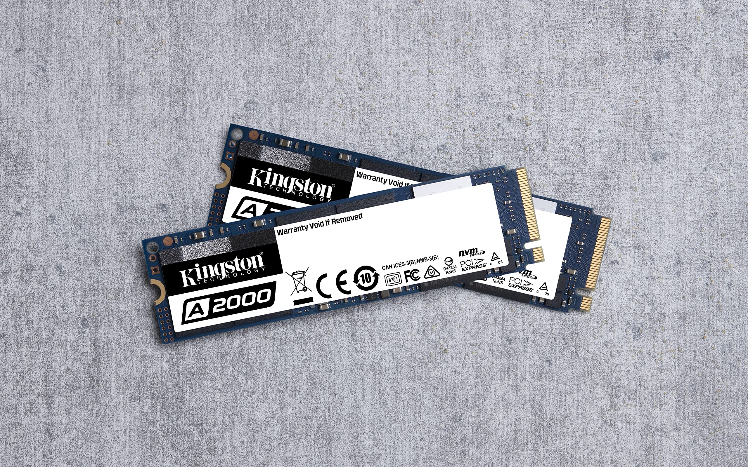 Kingston 250GB A2000 M.2 2280 Nvme Internal SSD PCIe Up to 2000MB/S with Full Security Suite SA2000M8/250G