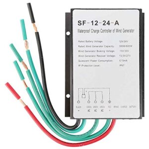 wind turbine controller, 12v/24v 300w/600w waterproof wind turbine generator charge controller regulator