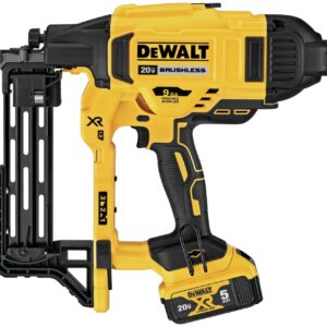 DEWALT 20V MAX* XR Crown Stapler, Cordless Fencing Kit, 9GA (DCFS950P2)