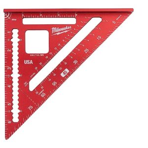 milwaukee 7 in. magnetic rafter square