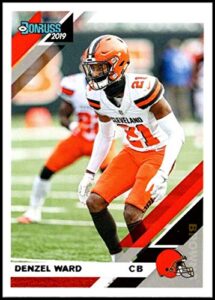 2019 donruss #70 denzel ward nm-mt cleveland browns officially licensed nfl trading card