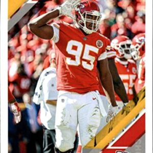 2019 Donruss Football #7 Chris Jones Kansas City Chiefs Official NFL Trading Card From Panini America