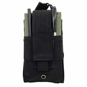 LefRight Multi Purpose MOLLE Compact Utility Gadget Phone Belt Holder Pouch Small with Carabiner