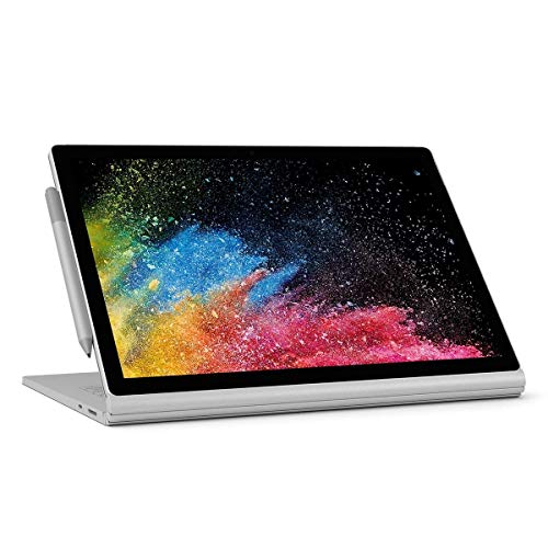 Microsoft Surface Book, 256GB, 13.5, Windows 10 Pro, Intel Core i5, 8GB RAM - Silver (Renewed)