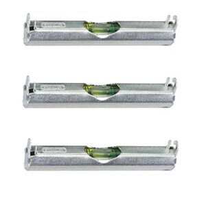 stanley 42-287 3-3/32-inch aluminum line level, 3 pack