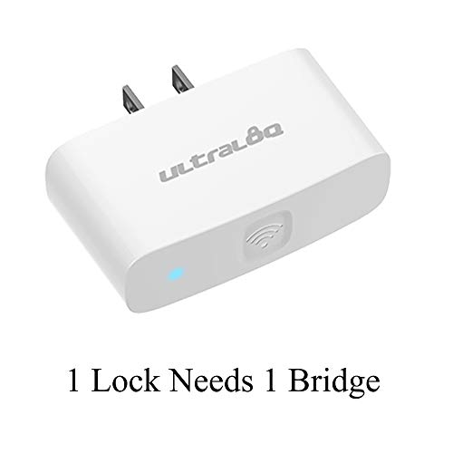 ULTRALOQ Bridge, Wi-Fi Adapter for Remote Access, Works with Alexa, SmartThings, Google Assistant and IFTTT Smart Notification, Exclusively for ULTRALOQ Smart Locks, 2.4G WiFi Only