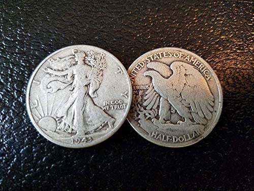 Old U.S. Silver Coins 5 Coin Collection Set - Indian Head Cent, Buffalo Nickel, Mercury Dime, Standing Liberty Quarter, Walking Liberty Half Dollar Various Mint Marks Fine and Better