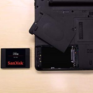 SanDisk Ultra 3D NAND 4TB Internal SSD - SATA III 6 GB/S, 2.5"/7mm, Up to 560 MB/S - SDSSDH3-4T00-G25, Solid State Hard Drive