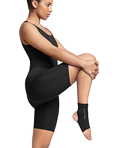 Tommie Copper Performance Compression Ankle Sleeve, Unisex, Men & Women, Breathable Extra Support Sleeve for Joint & Muscle Support - Black, Medium