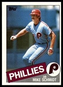 1985 topps #500 mike schmidt phillies baseball mlb