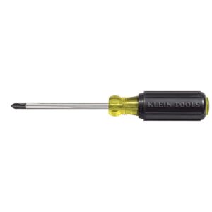 Klein Tools 85146 Screwdriver Set with Magnetizer / Demagnetizer for Magnetic Tips 3 Slotted, 3 Phillips, Non-Slip Cushion Grip, 6-Piece