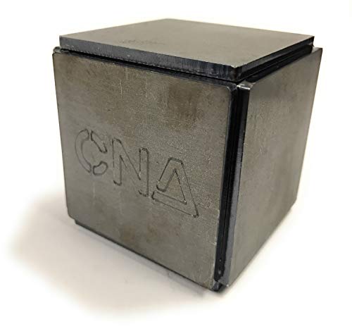 Welding Kit – 11 Gauge Steel Cube – Made in USA – Contains 6 Square Coupons – MIG, TIG, Arc, Stick, Gas – Practice Training DIY Beginner to Expert – Chapman & Adams (CNA Fabrication) (2" (2 Inch))