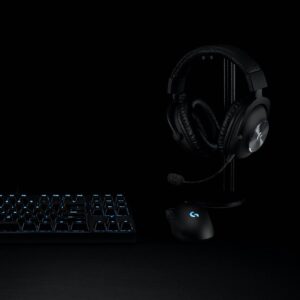 Logitech G PRO X Wireless Lightspeed Gaming Headset, Blue VO!CE Mic Filter Tech, 50 mm PRO-G Drivers, DTS Headphone:X 2.0 Surround Sound, Memory Foam, 20+ Hour Battery Life - Black