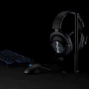 Logitech G PRO X Wireless Lightspeed Gaming Headset, Blue VO!CE Mic Filter Tech, 50 mm PRO-G Drivers, DTS Headphone:X 2.0 Surround Sound, Memory Foam, 20+ Hour Battery Life - Black