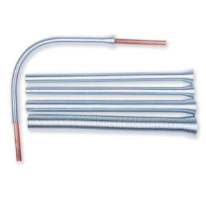 wostore spring tubing benders kit for pipe o.d. 1/4, 5/16, 3/8, 1/2, and 5/8 inch 5 in 1 tube bender set