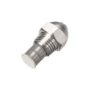 uxcell Mist Nozzle - 1/4BSPT 1mm Orifice Dia 304 Stainless Steel Fine Atomizing Spray Tip