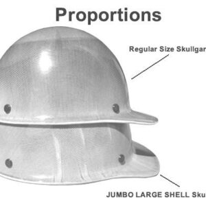 Texas America Safety Company MSA Skullgard (Large Shell) Cap Style Hard Hats with STAZ ON Suspension - Natural Tan