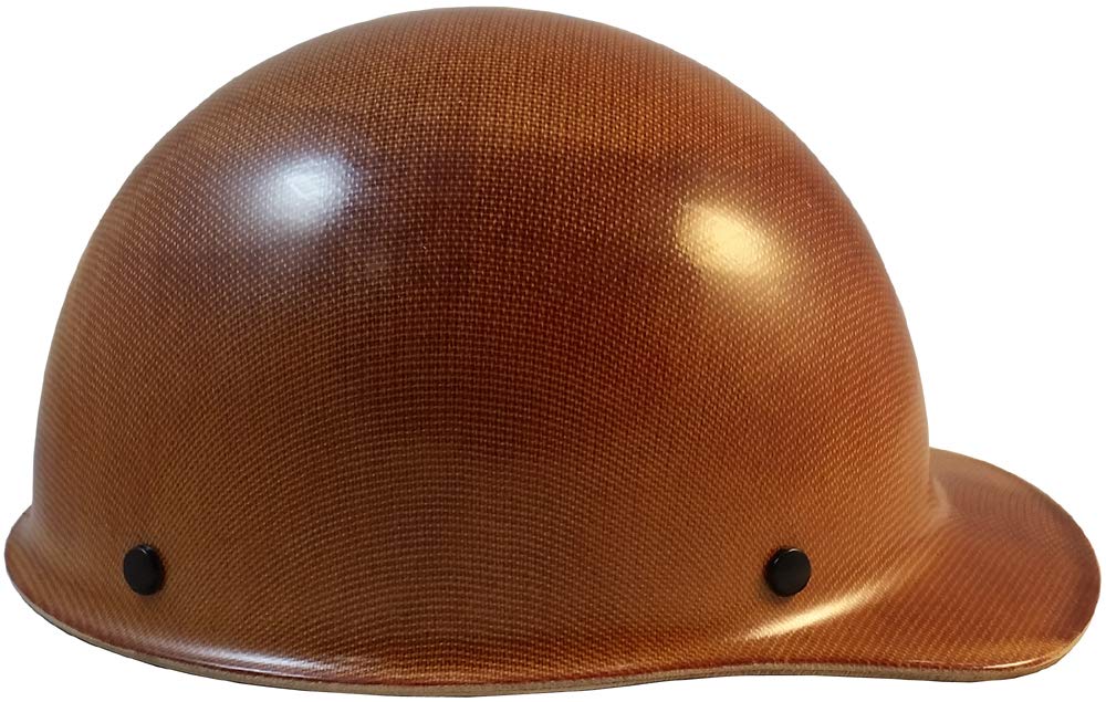 Texas America Safety Company MSA Skullgard (Large Shell) Cap Style Hard Hats with STAZ ON Suspension - Natural Tan