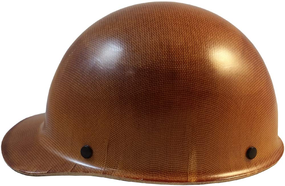 Texas America Safety Company MSA Skullgard (Large Shell) Cap Style Hard Hats with STAZ ON Suspension - Natural Tan