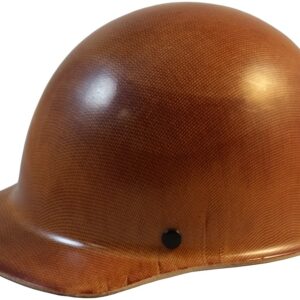 Texas America Safety Company MSA Skullgard (Large Shell) Cap Style Hard Hats with STAZ ON Suspension - Natural Tan