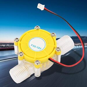 F50 Micro-hydro DC Water Flow Pump Turbine Engineering Plastic Hydroelectric Power Energy Generator(F50 12V)