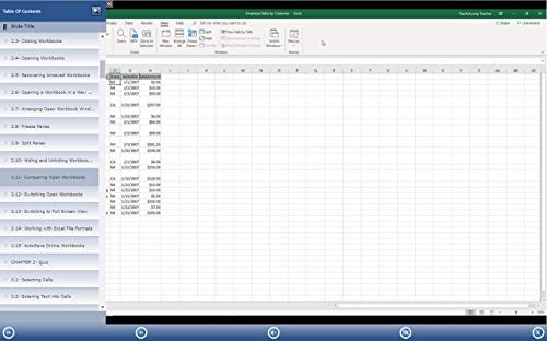 TEACHUCOMP Video Training Tutorial for Microsoft Excel 2019 DVD-ROM Course and PDF Manual