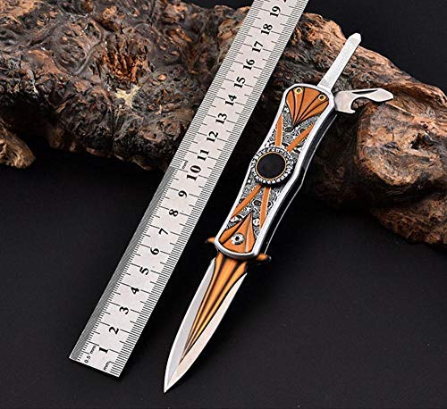 Mini Fold Knife Survive Hike Camp Outdoor Fruit Pocket Pare