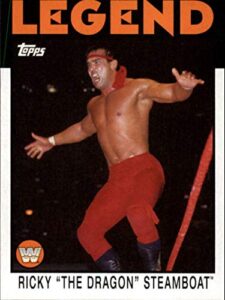 2016 topps heritage wwe #96 ricky the dragon steamboat official wrestling trading card