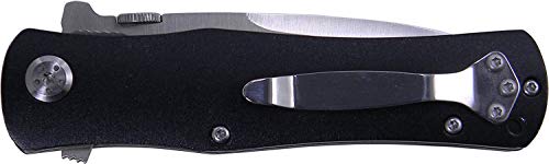 PawPaw - I Love You to The Moon and Back Stainless Steel Folding Pocket Knife with Clip, Black