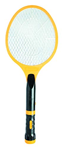 Beastron Bug Zapper, Electric Fly 3000, Yellow Large Size Killer Racket with USB Charging, 1 Pack （Upgraded）