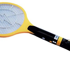 Beastron Bug Zapper, Electric Fly 3000, Yellow Large Size Killer Racket with USB Charging, 1 Pack （Upgraded）