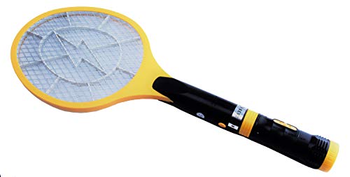 Beastron Bug Zapper, Electric Fly 3000, Yellow Large Size Killer Racket with USB Charging, 1 Pack （Upgraded）