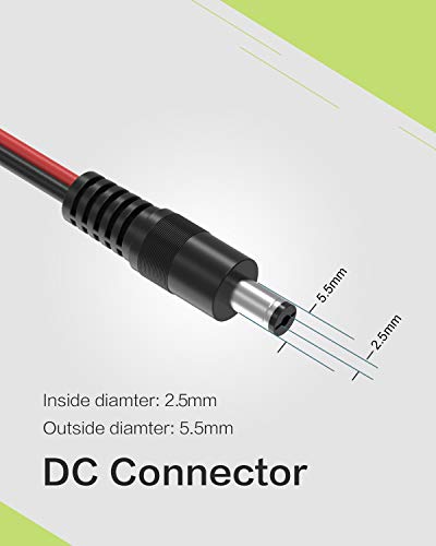 ALLPOWERS Solar Extension Cable with DC5525(5.5mm x 2.5mm) to Anderson Power Pole Port 1.5M 16AWG Solar Panels Kit Tools, Connector for Solar Panel to Portable Generator UPS Battery Backup