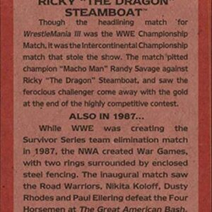 2016 Topps Heritage WWE Turn Back the Clock #3 Ricky The Dragon Steamboat Official Wrestling Trading Card