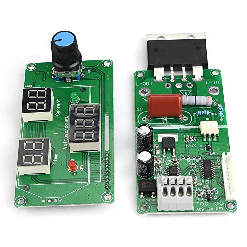 Spot Welder Controller, Spot Welder Time Control Module, Digital Display Controller Board(9-12VAC, 40A, 100A)(100A)