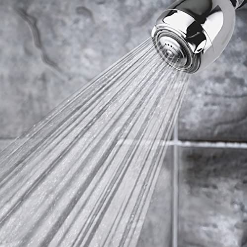 Niagara Conservation N2912CH Earth Spa 3-Spray with 1.25 GPM 2.7-in. Wall Mount Adjustable Fixed Shower Head in Chrome, 1-Pack | Bathroom Shower Head Sprayer with Pressure Compensation Technology