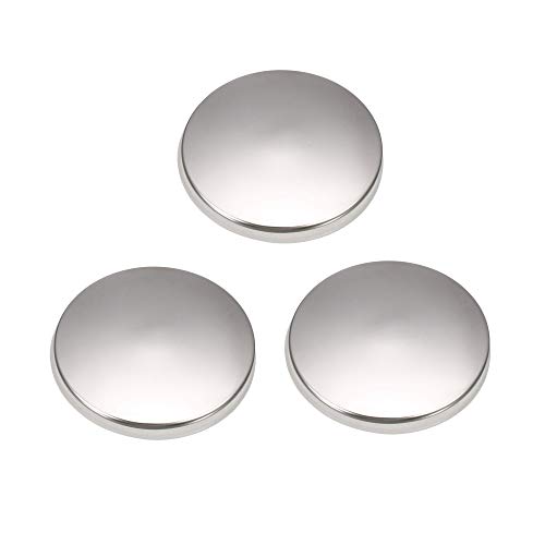 uxcell Basin Sink Click Plastic 35mm Diameter Pop-up Push Button Drain Stopper 3Pcs