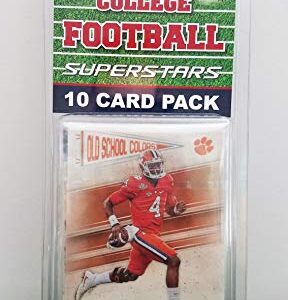 Clemson Tigers- (10) Card Pack College Football Different Tiger Superstars Starter Kit! Comes in Souvenir Case! Great Mix of Modern & Vintage Players for the Super Tigers Fan! By 3bros