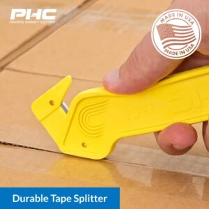 Pacific Handy Cutter EBC1 Concealed Safety Cutter, Safe and Efficient Cutting for Shrink Wrap, Stretch Wrap, Cardboard, Tape, Plastic Straps, and much more