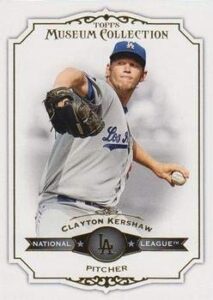 2012 topps museum #17 clayton kershaw los angeles dodgers baseball card nm-mt