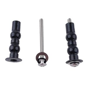 Toilet Seat Hinge Screw Compatible with TOTO Toilet, Expanding Rubber Bolt Top Nuts Set for Top Mount Toilet Seat Tightening Kit Replacement,Toilet Seat Blind Hole Fixing Kit for TOTO Toilets,2 Pack