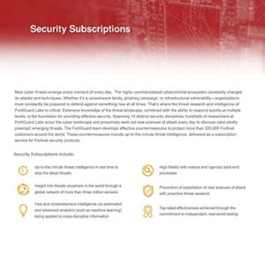 Fortinet Advanced Threat Protection for The Fortinet FortiGate-100E Series Contract License